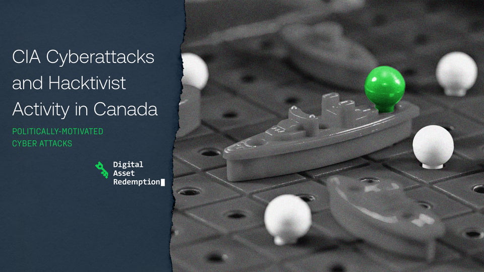 CIA Cyberattacks and Hacktivist Activity in Canada